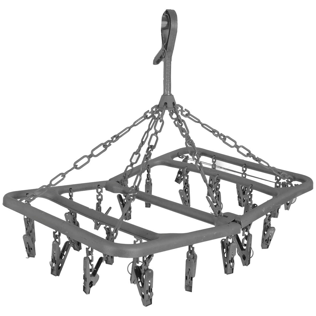 Bo-Camp - Drying carousel foldable and 24 clothespins – Camping Cocooning