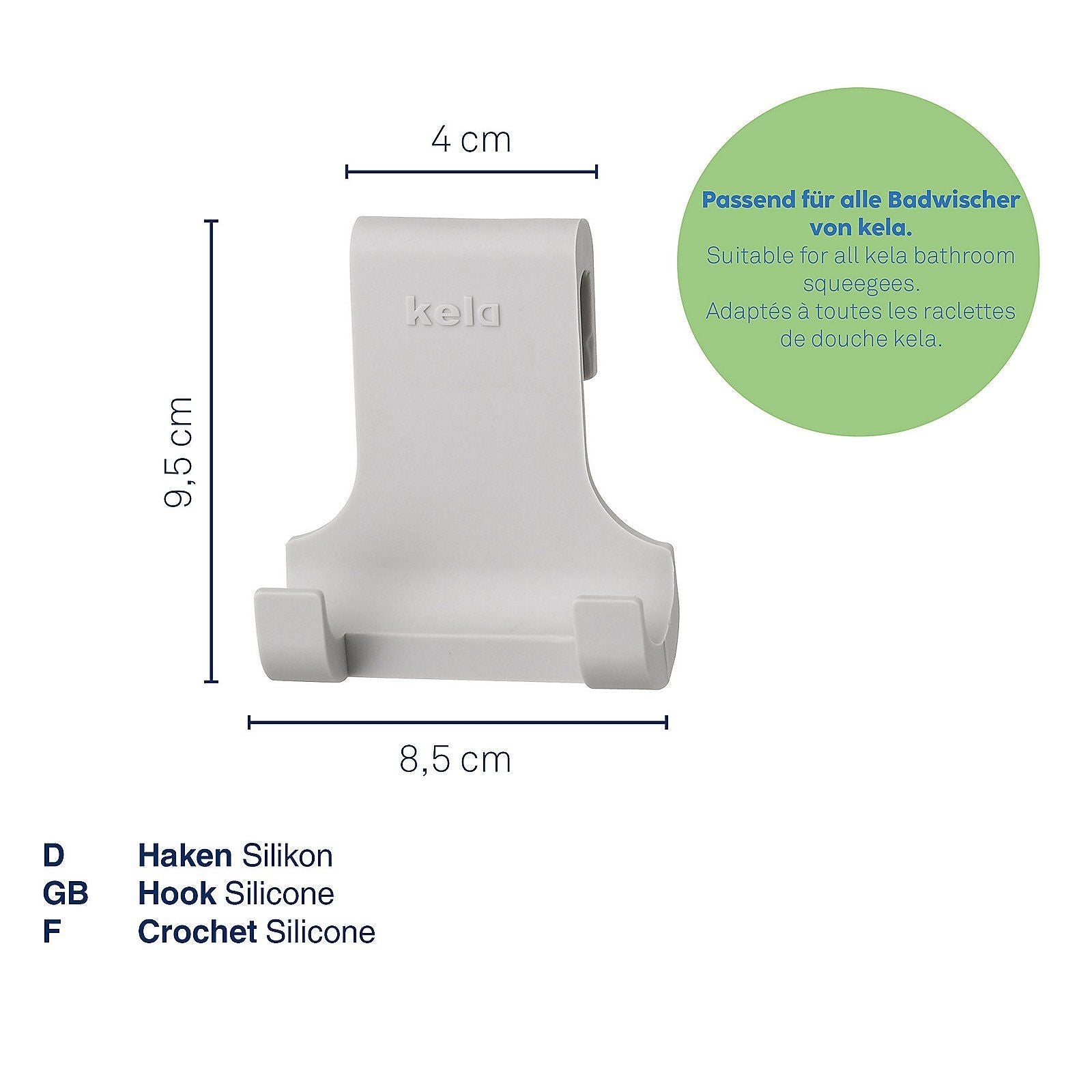 Shower hook in silicone Tim - Kela – Camping Cocooning